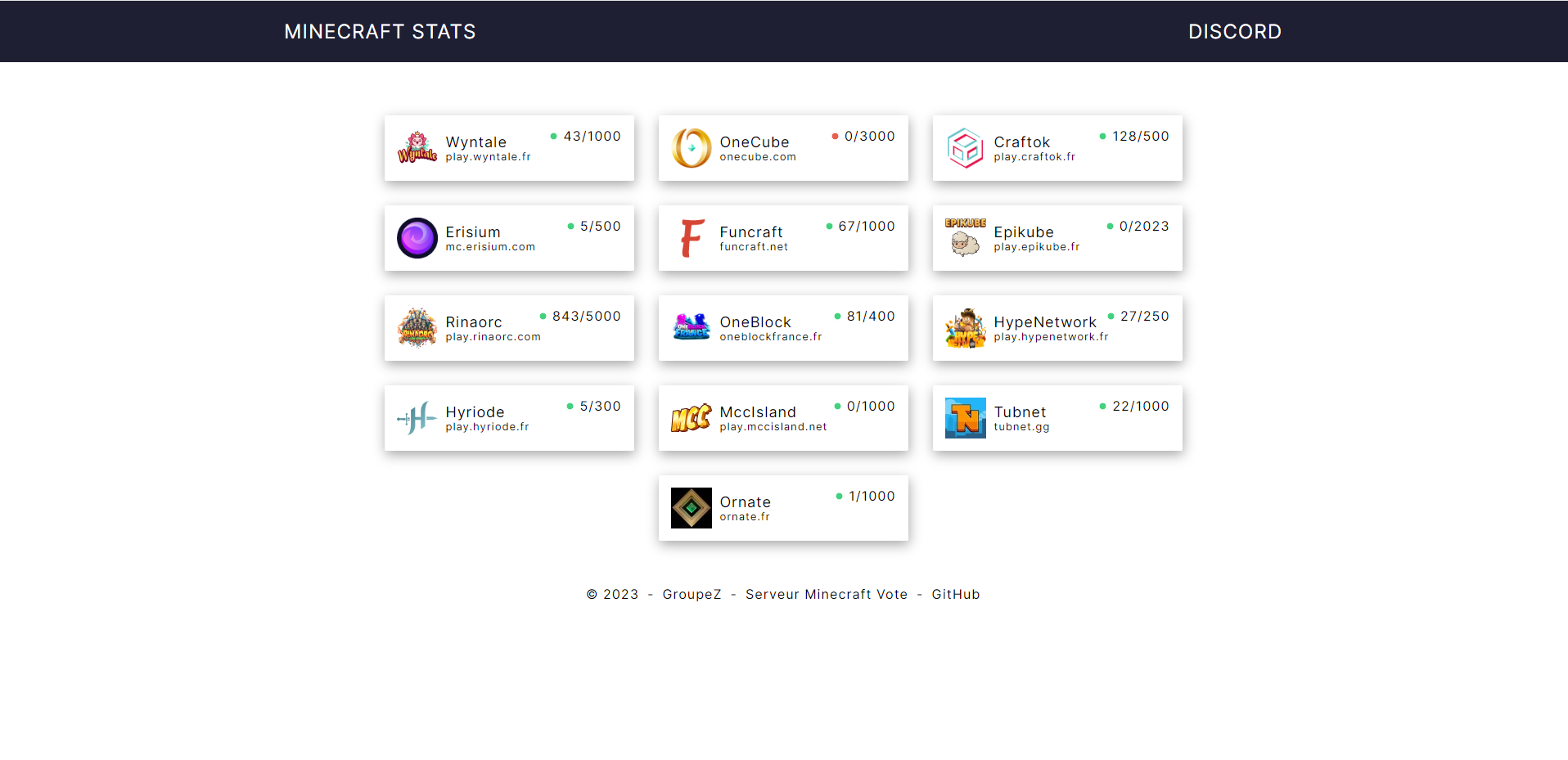 GitHub - Maxlego08/minecraft-stats: Small overkill system to have ...